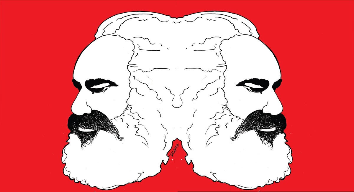 O Velho Marx, pela luta até o fim - Vermelho