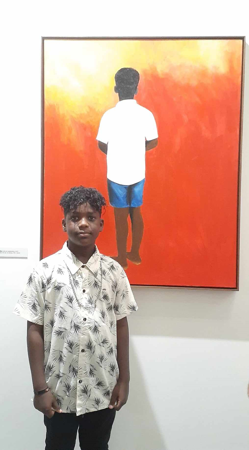 A pintura negra de Jeff Alan - Vermelho