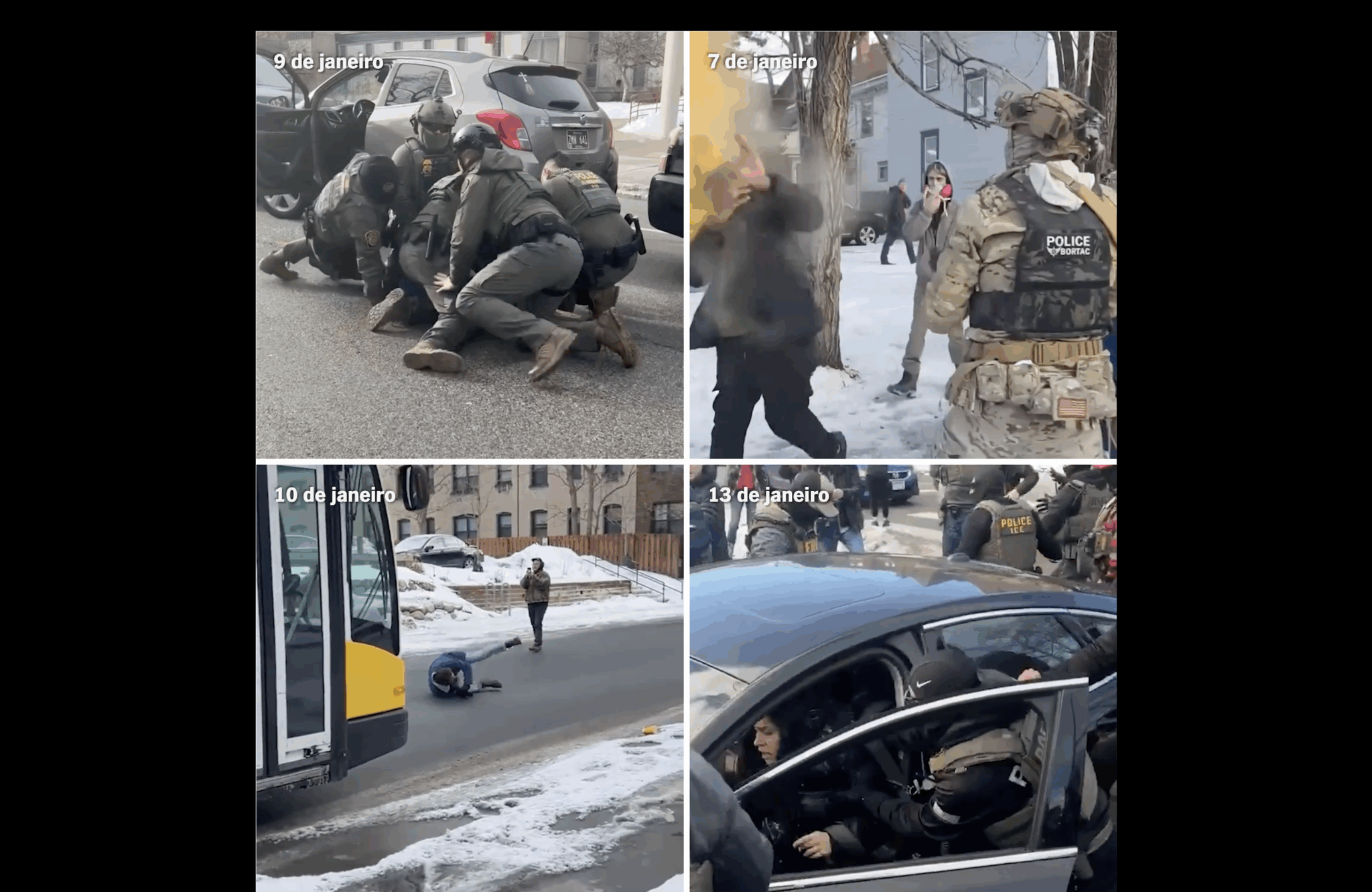 Escalation of violence by immigration police deepens crisis in Minnesota